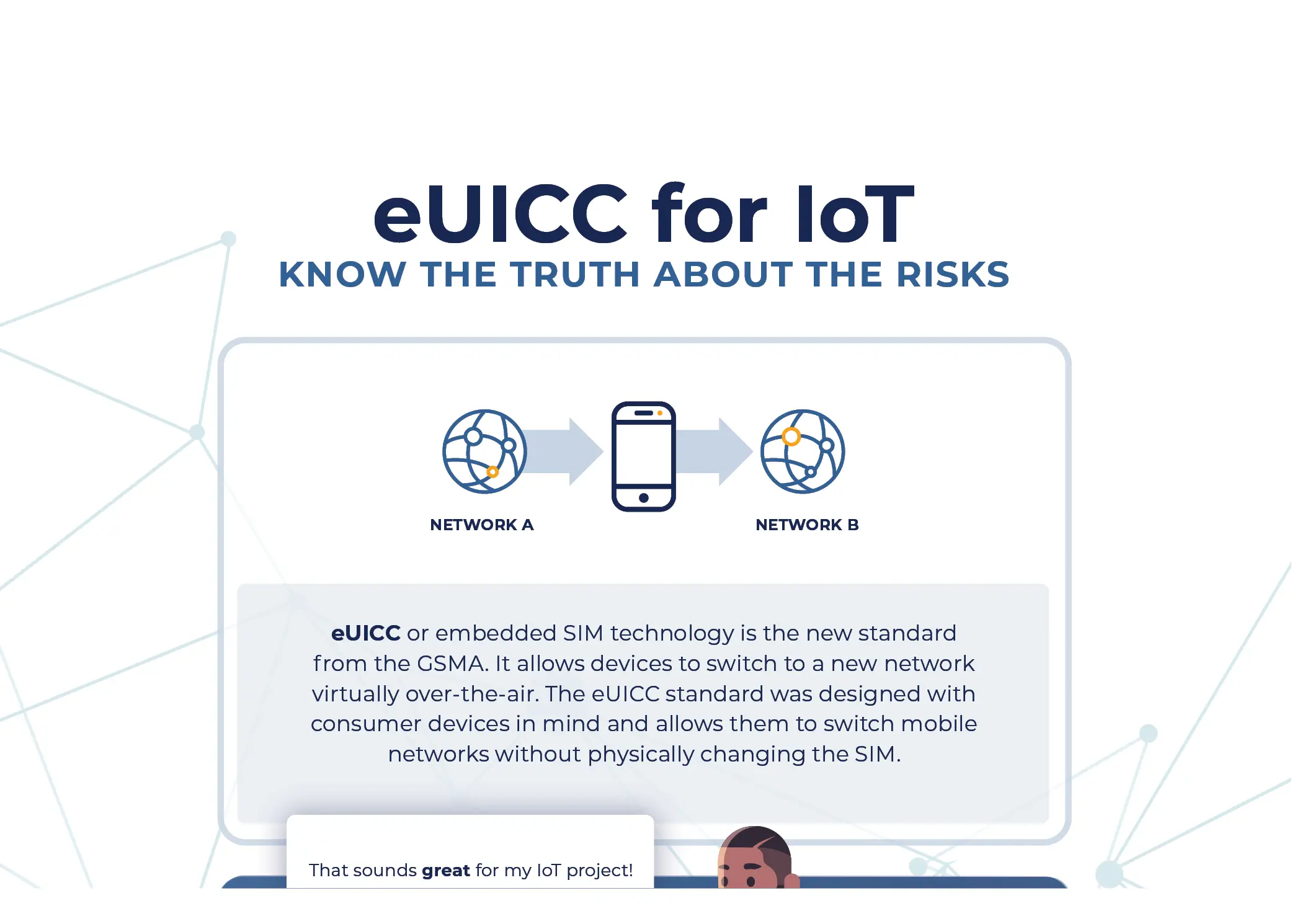eUICC for IoT - Know the Truth About the Risks | Infographic | Eseye