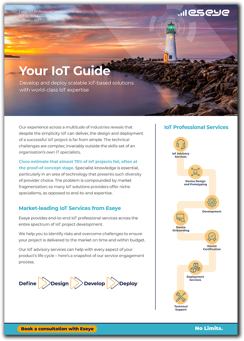 IoT Professional End-to-End IoT Professional Services | Eseye - No Limits