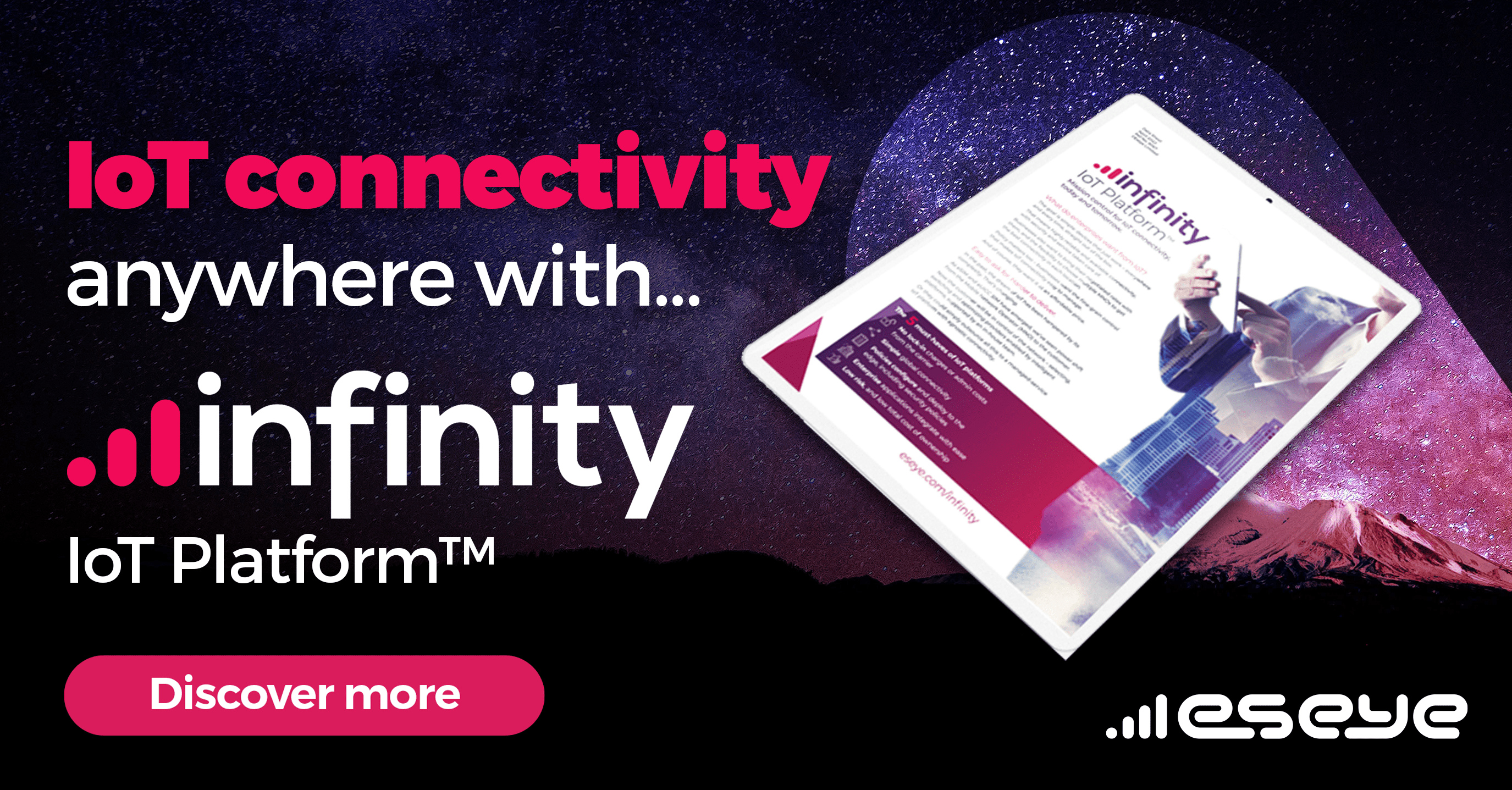 Infinity IoT Platform™ | IoT Connectivity Management Platform | Eseye